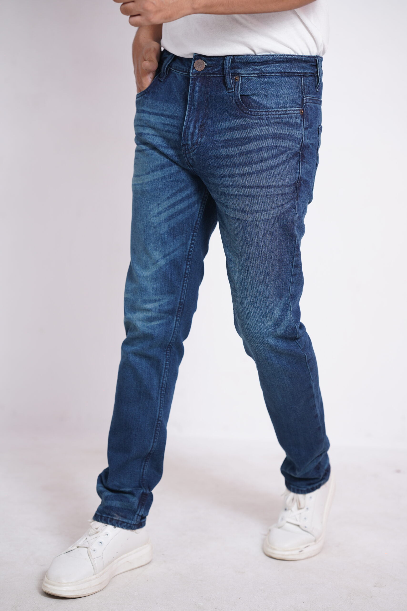Leonard Straight Fit Jeans- Royal Blue v2 - Leonard LifeStyle